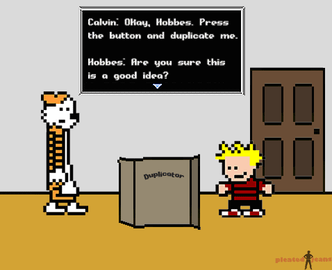 Calvin and Hobbes Nintendo Video Game