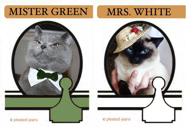 Clue Board Game - Cat Edition