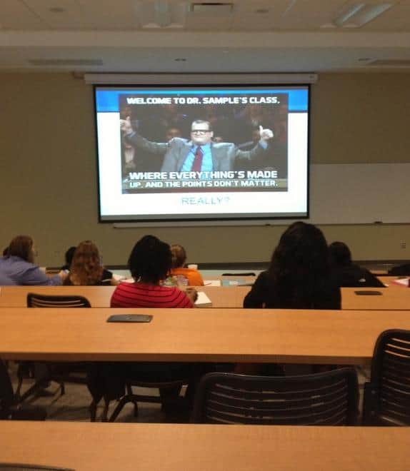 18 College Professors Who Clearly Have a Sense of Humor