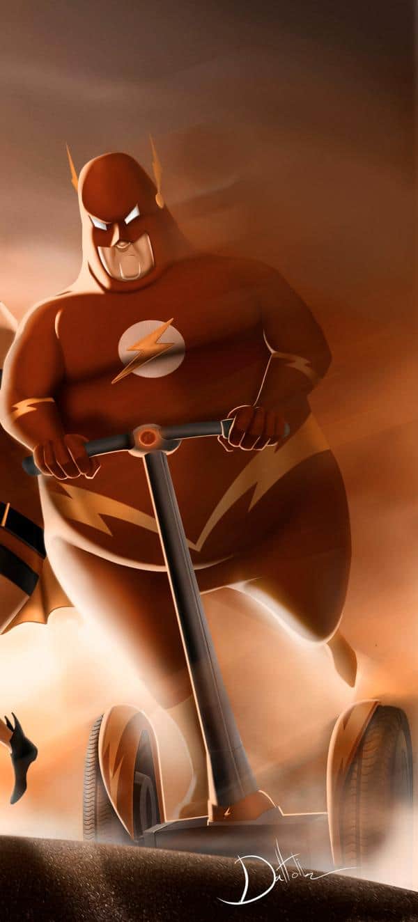 Fat Superheroes (5 Pics)