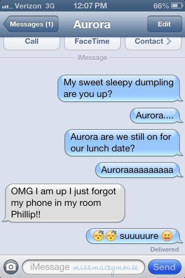 Disney Princesses Text Their Princes (10 Pics)