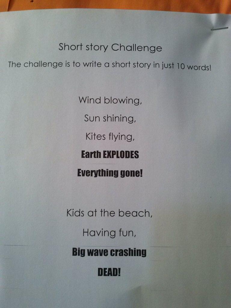 These 10-Word Short Stories From Students Are Hilarious