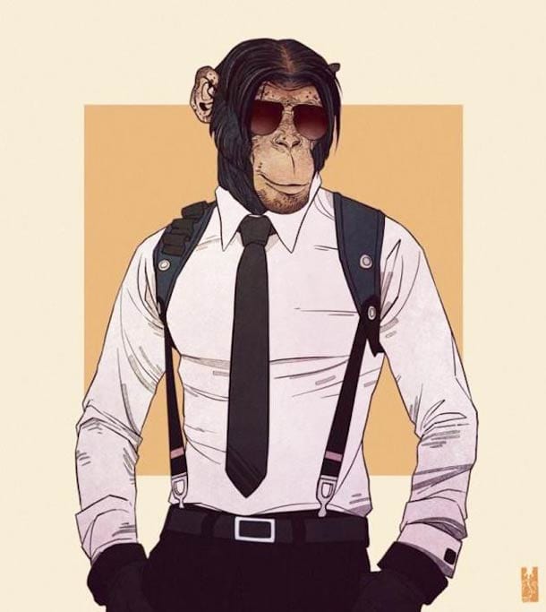 20 Awesome Illustrations of Humanized Animals