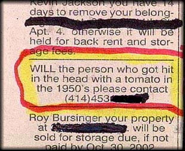 19 Funny Classified Newspaper Ads