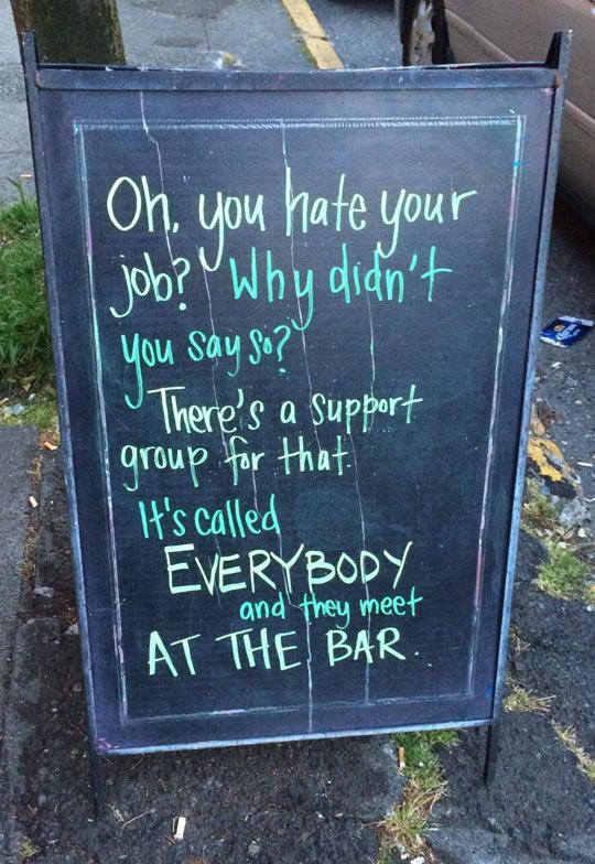 21 Funny Chalkboard Signs