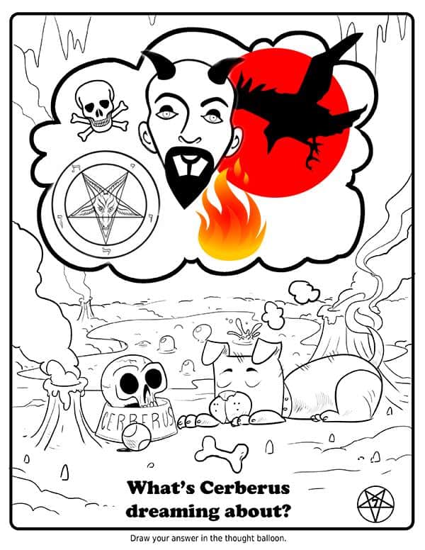 Apparently There's a Satanic Coloring Book for Kids (7 Pics)