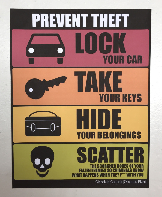 I Left Some New Anti-Theft Signs in a Mall Parking Lot (7 Pics)