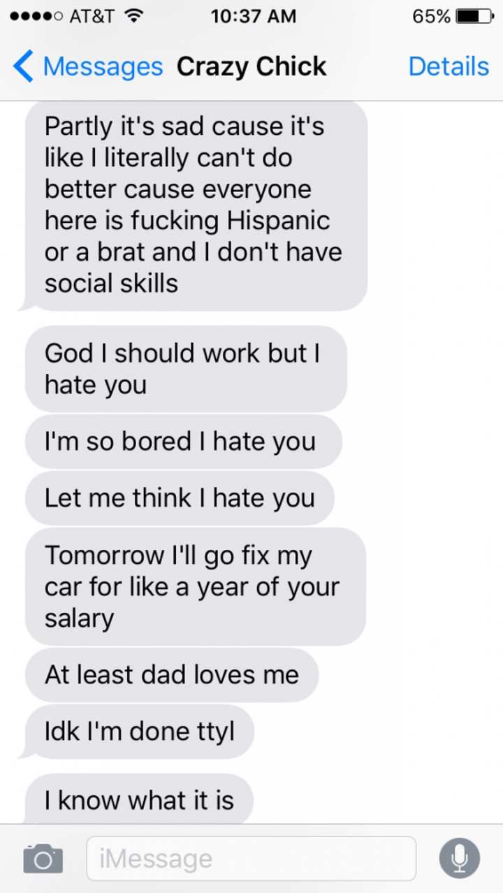 Super Angry Ex-Girlfriend Goes on Extremely Long Text Rant